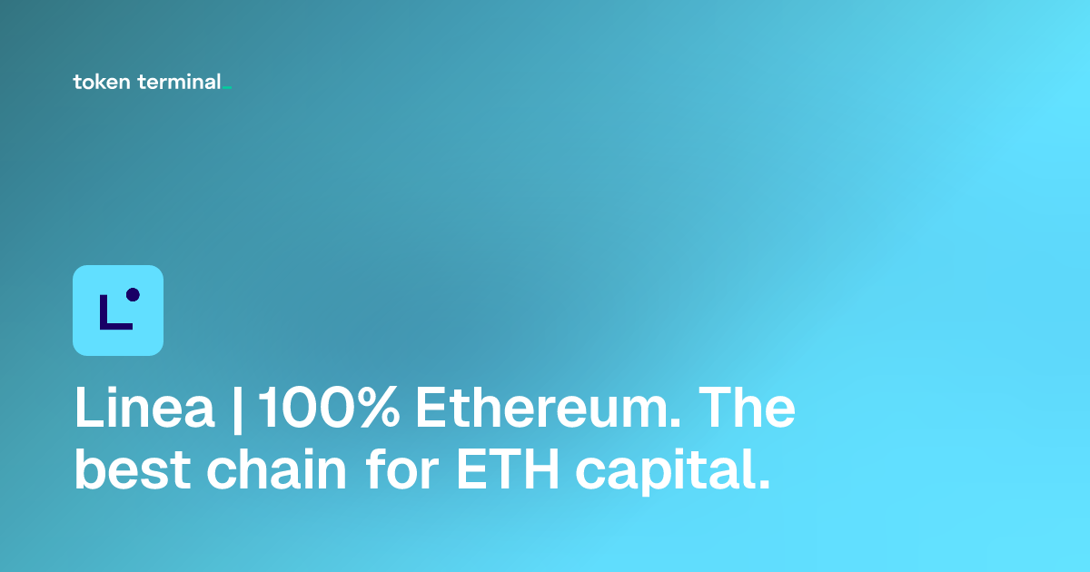 Dashboard - Linea | 100% Ethereum. The best chain for ETH capital ...