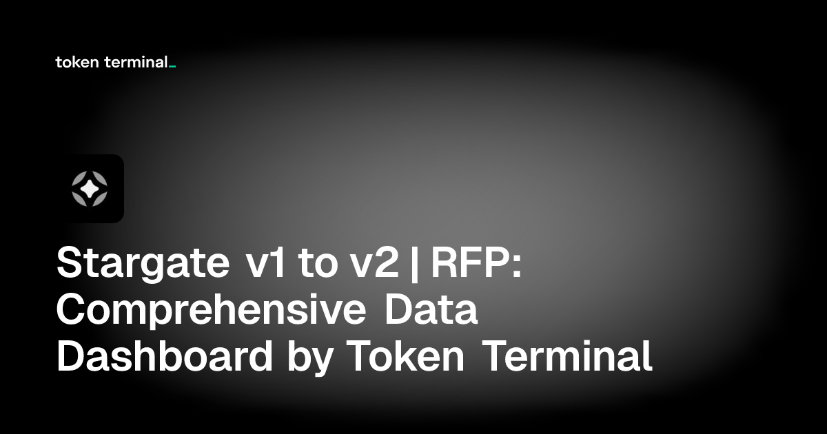Dashboard - Stargate v1 to v2 | RFP: Comprehensive Data Dashboard by ...
