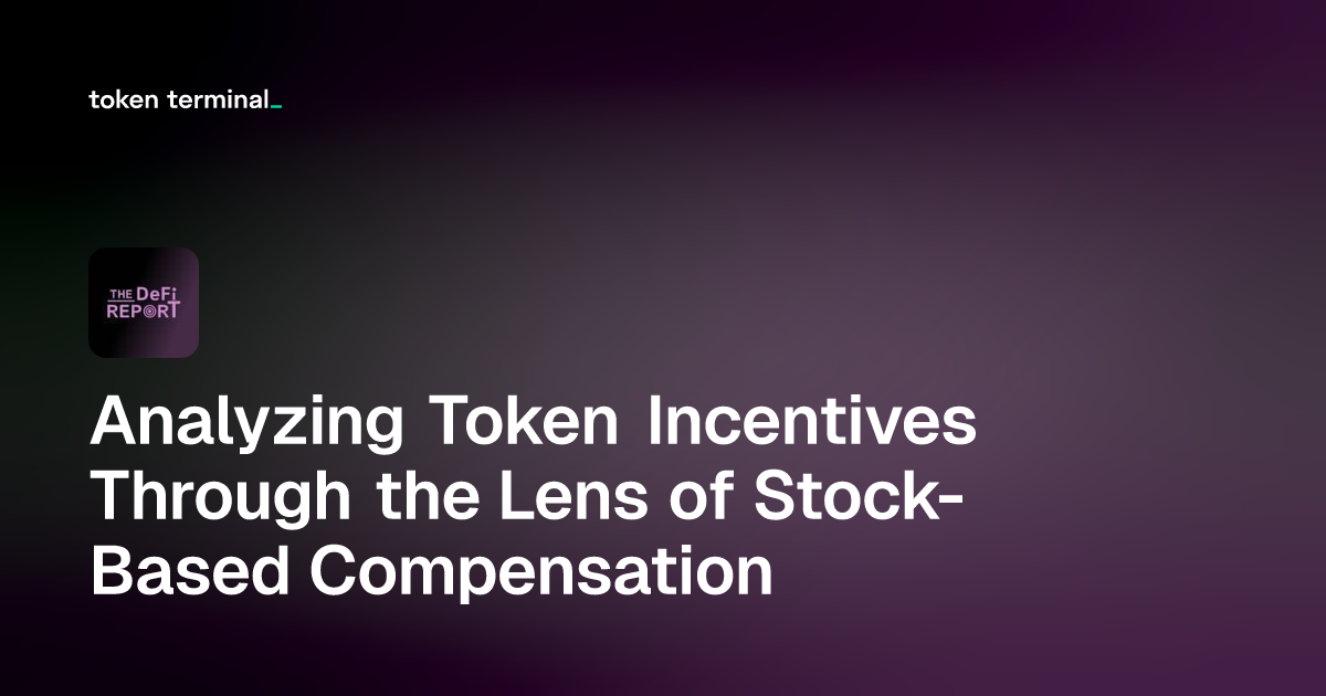 Dashboard - Analyzing Token Incentives Through the Lens of Stock-Based ...