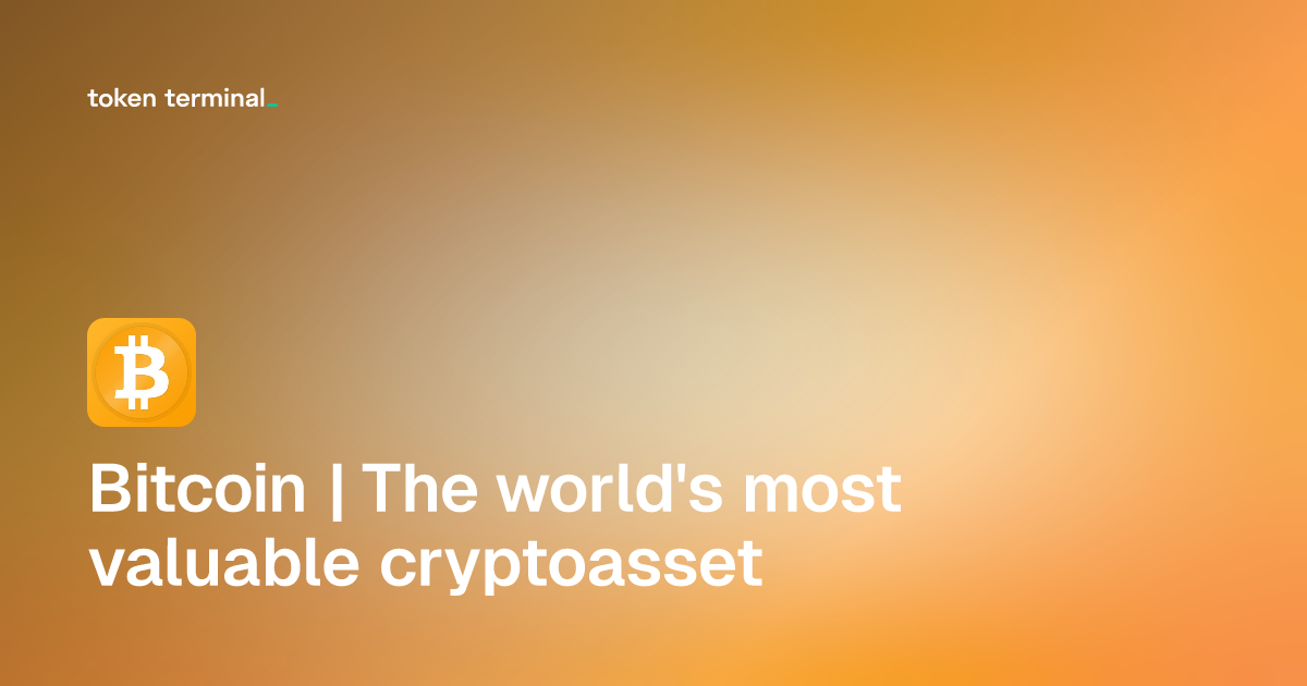 Dashboard - Bitcoin | The world's most valuable cryptoasset | Token ...