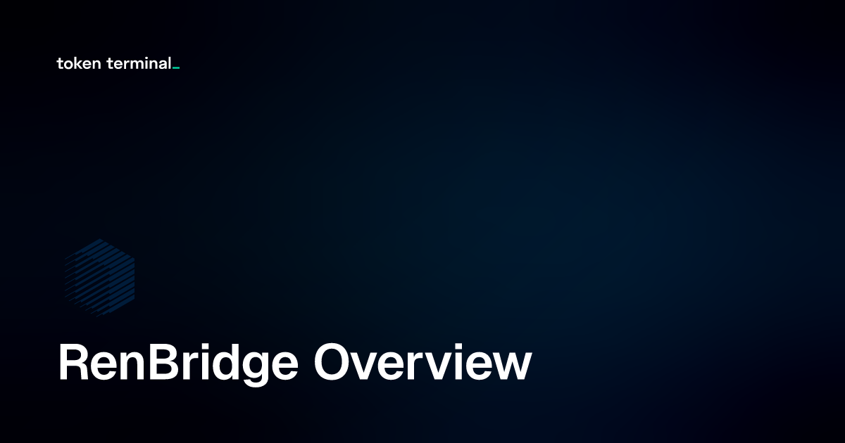 Dashboard - RenBridge Overview | Token Terminal
