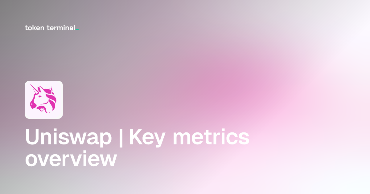 Dashboard - Uniswap | Key metrics overview | Token Terminal