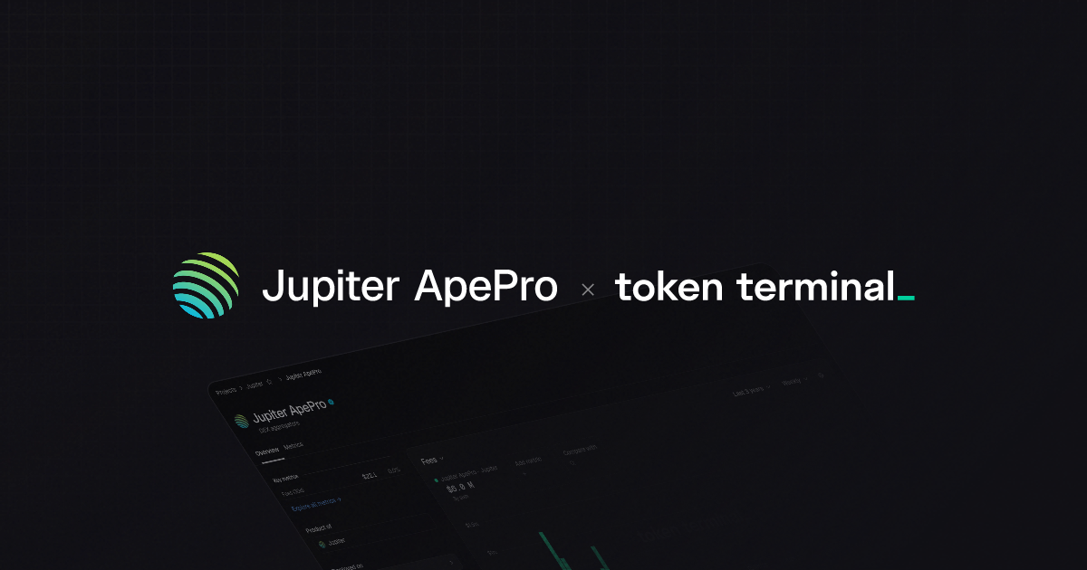 Jupiter ApePro overview | Token Terminal