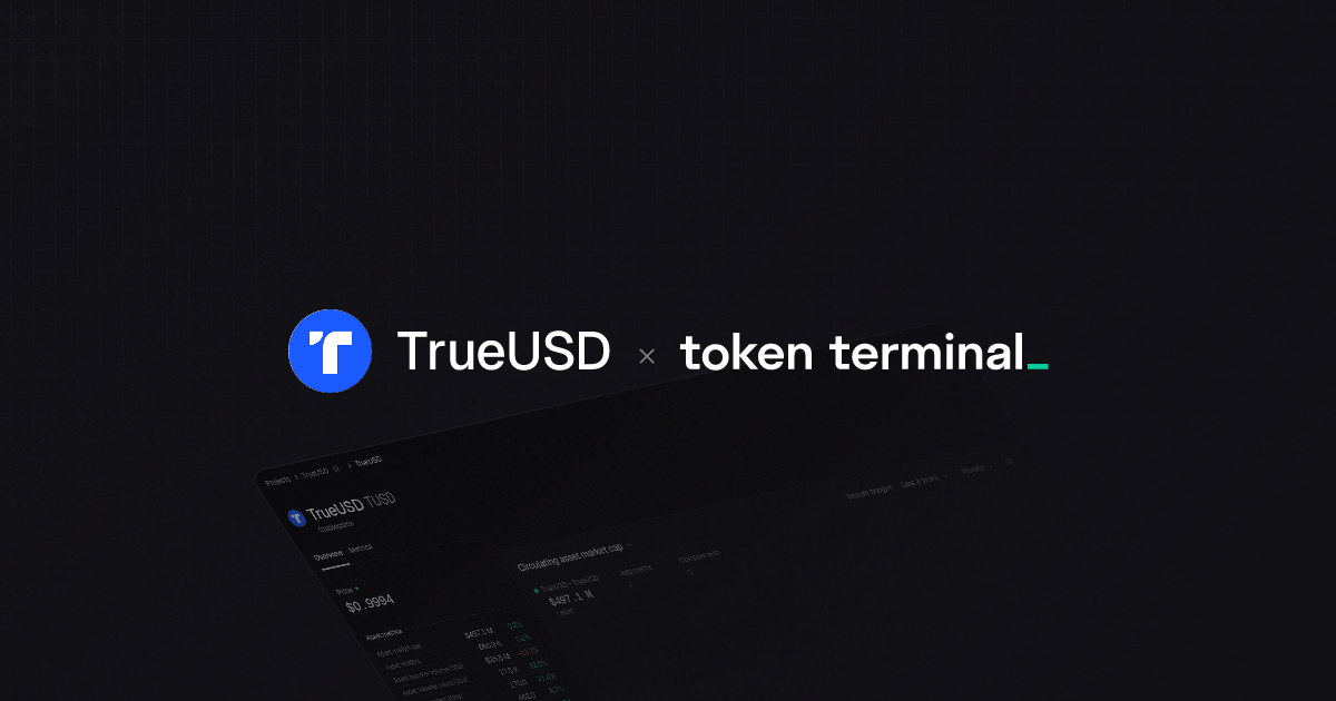 TUSD overview | Token Terminal