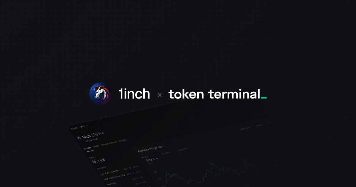 1inch overview | Token Terminal