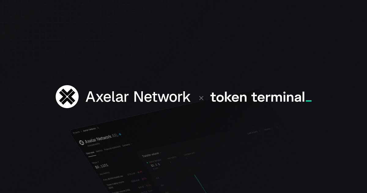 Axelar Network overview | Token Terminal