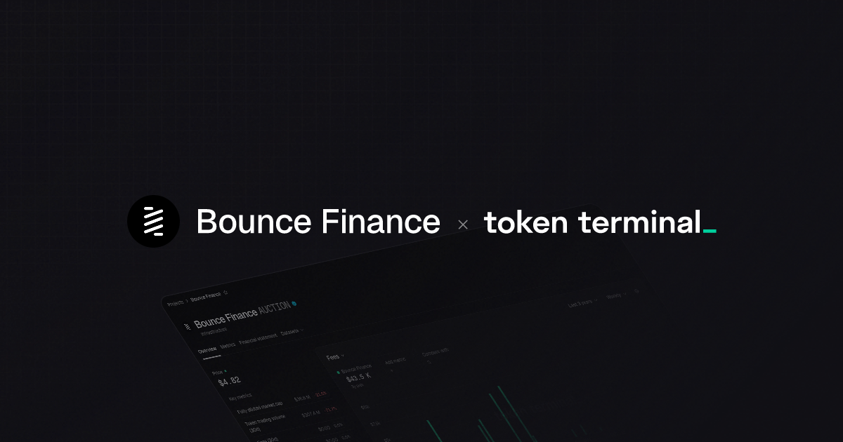 Bounce Finance overview | Token Terminal