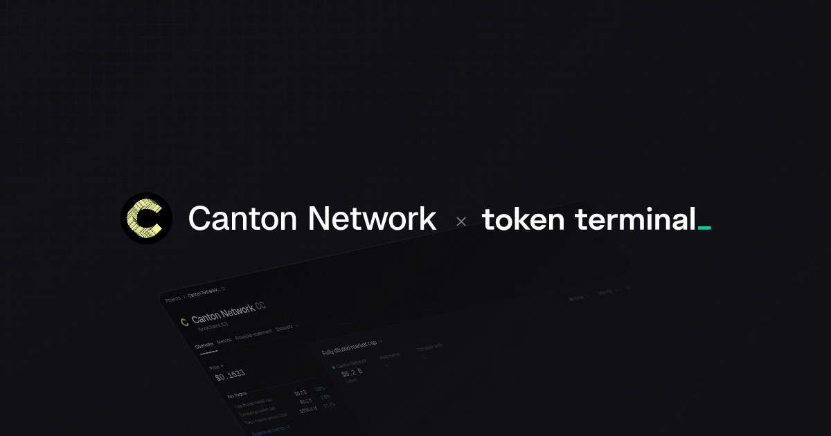 Canton Network overview | Token Terminal