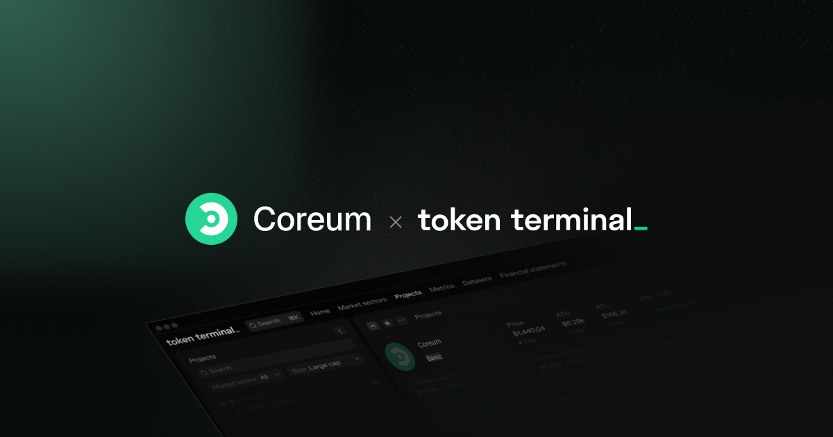 Coreum overview | Token Terminal