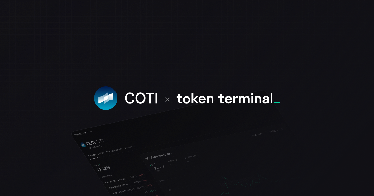 COTI overview | Token Terminal