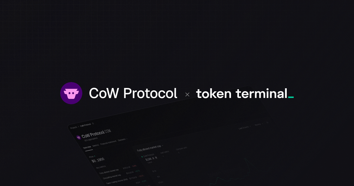 CoW Protocol overview | Token Terminal