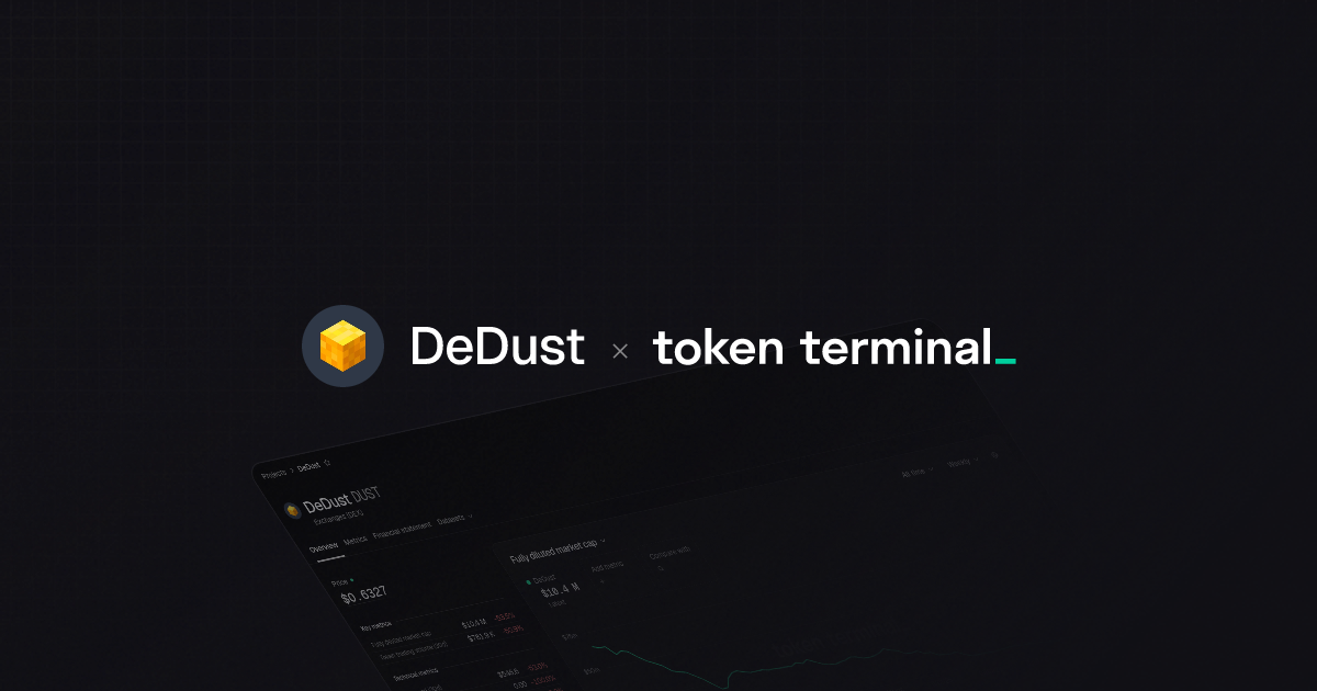 DeDust overview | Token Terminal