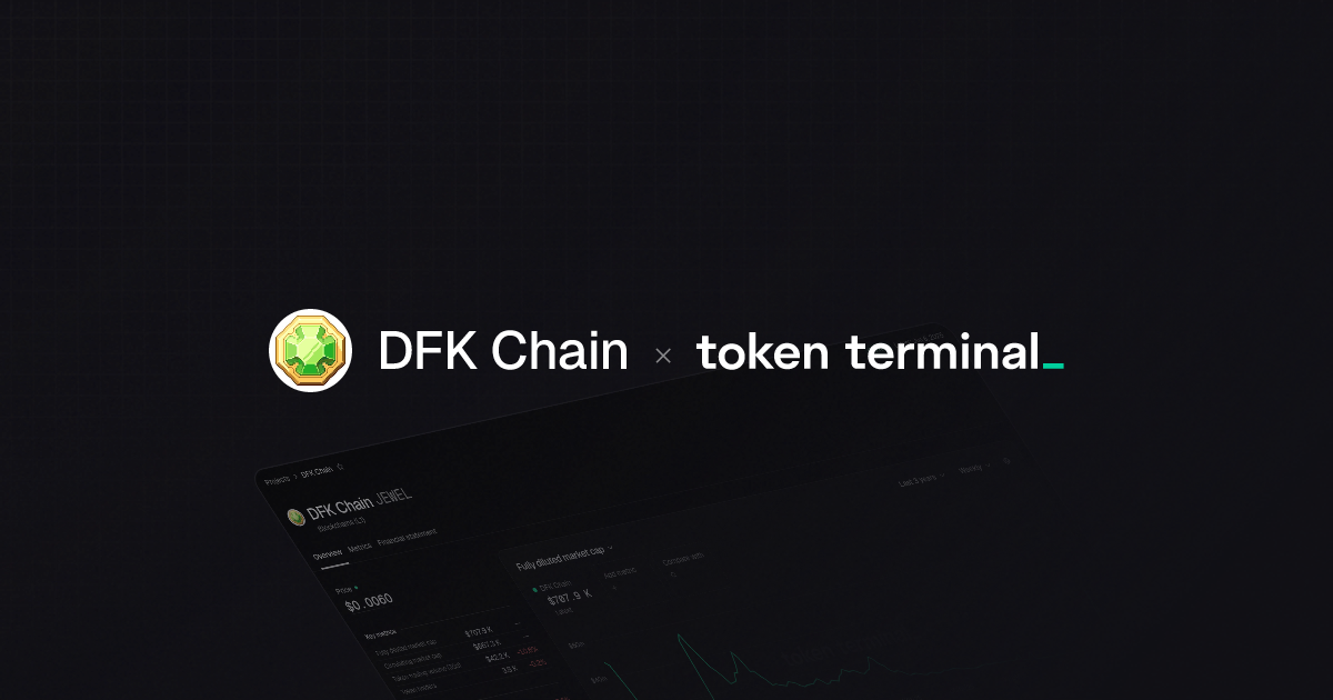 DFK Chain overview | Token Terminal