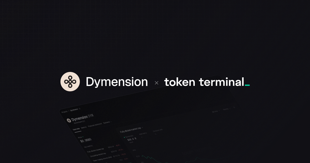Dymension overview | Token Terminal