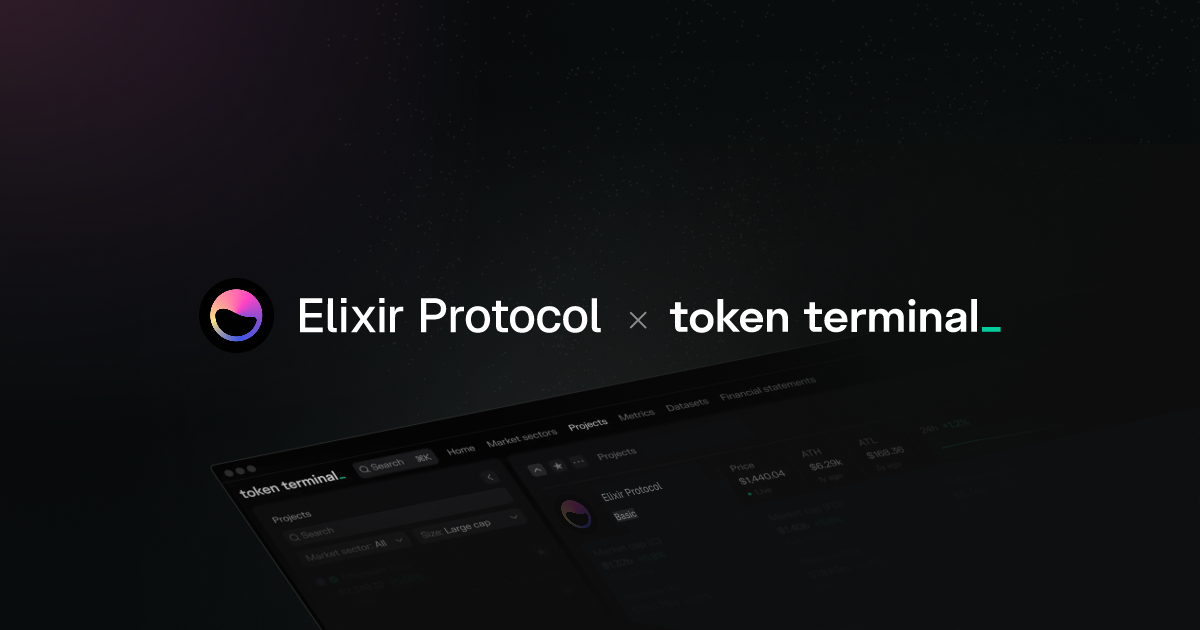 Elixir Protocol overview | Token Terminal