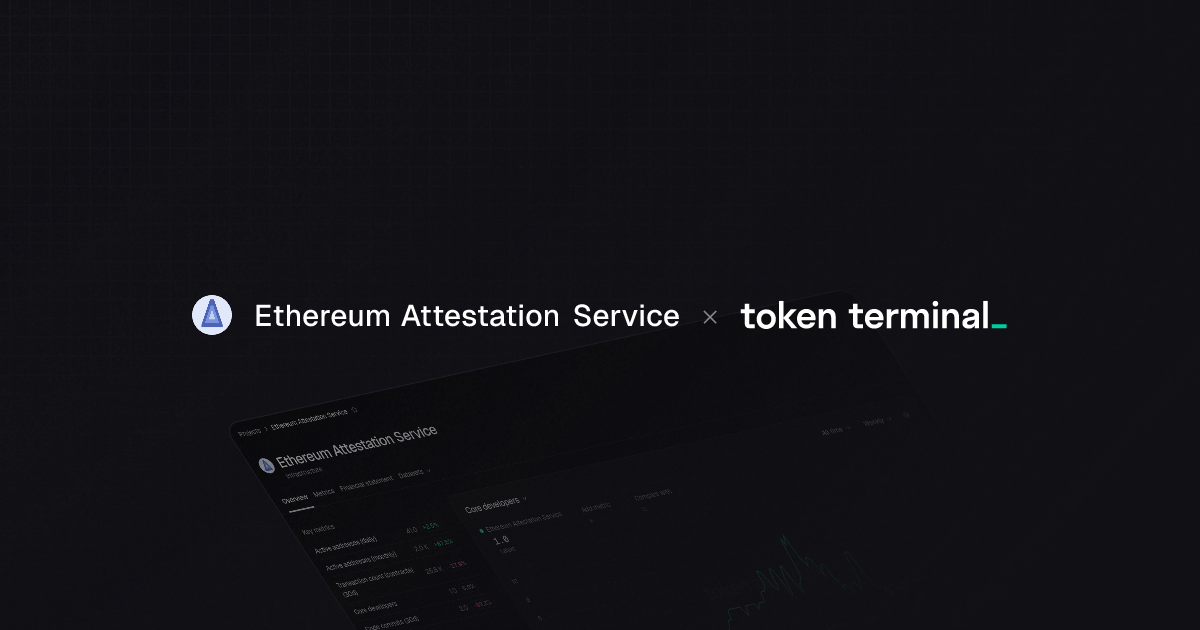 Ethereum Attestation Service overview | Token Terminal