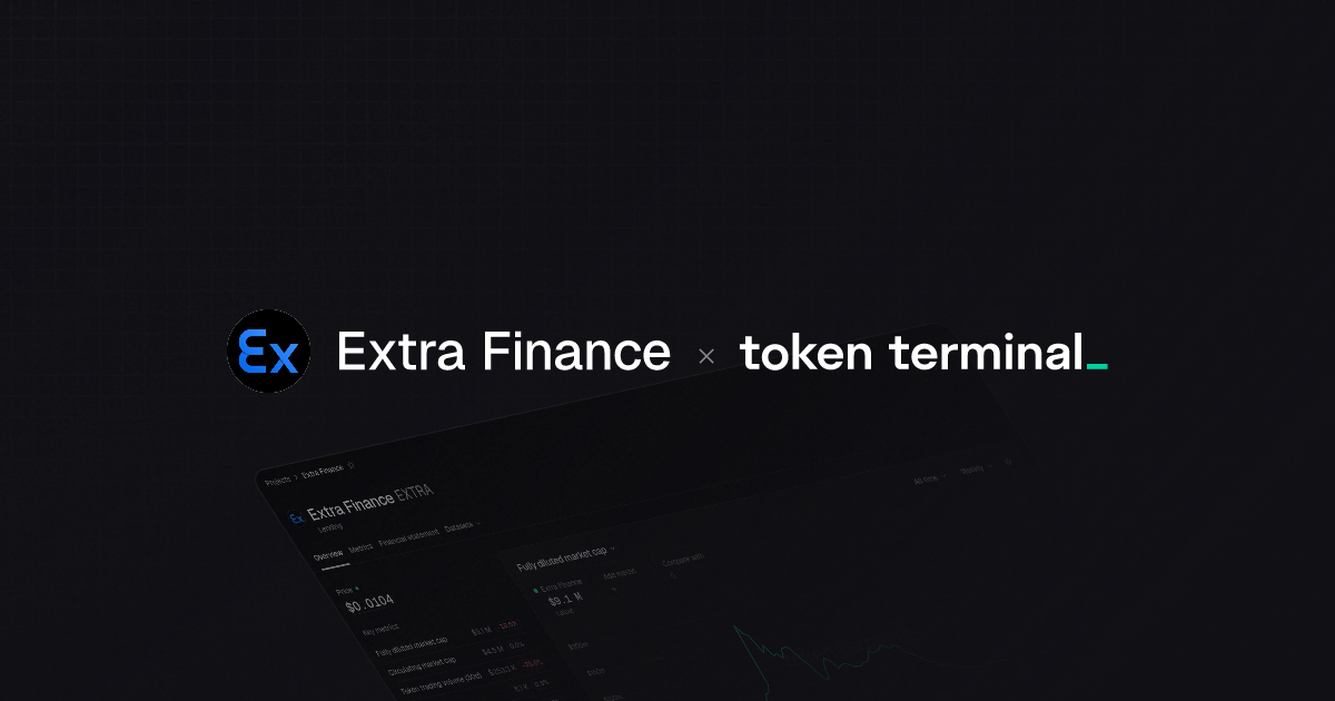 Extra Finance datasets | Token Terminal