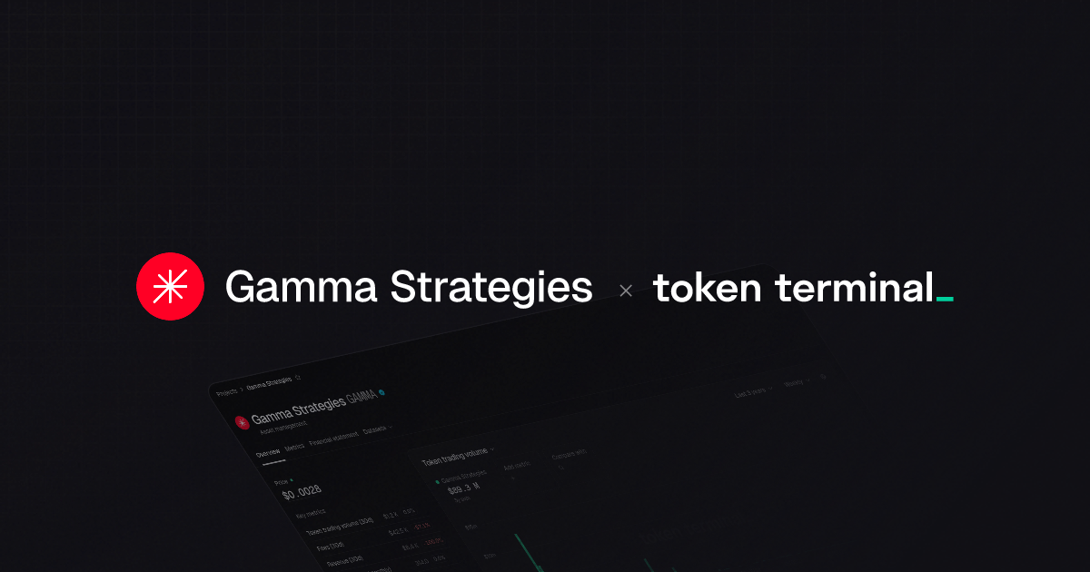 Gamma Strategies overview | Token Terminal
