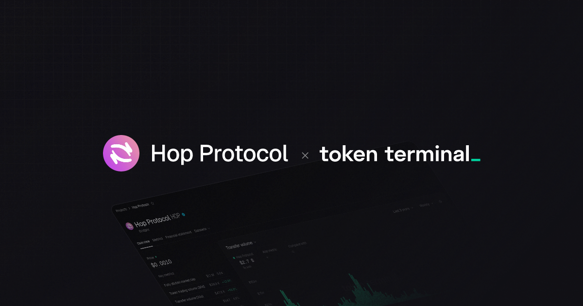 Hop Protocol overview | Token Terminal