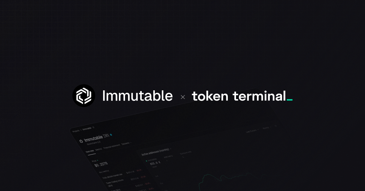 Immutable overview | Token Terminal
