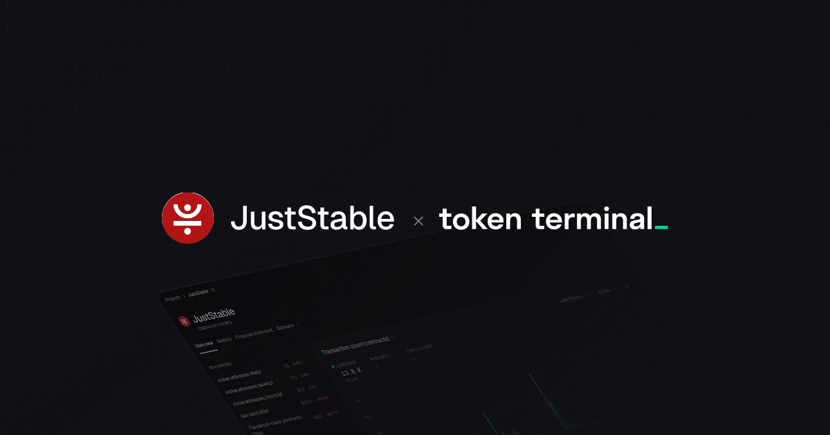 JustStable overview | Token Terminal