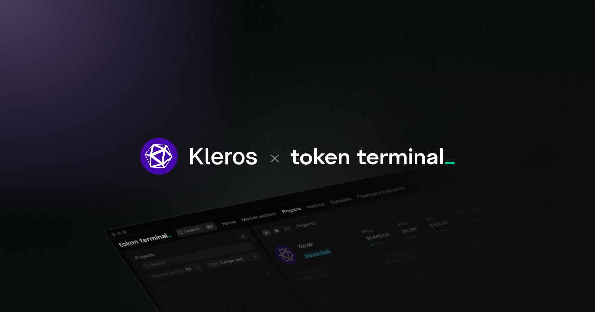 Kleros overview | Token Terminal