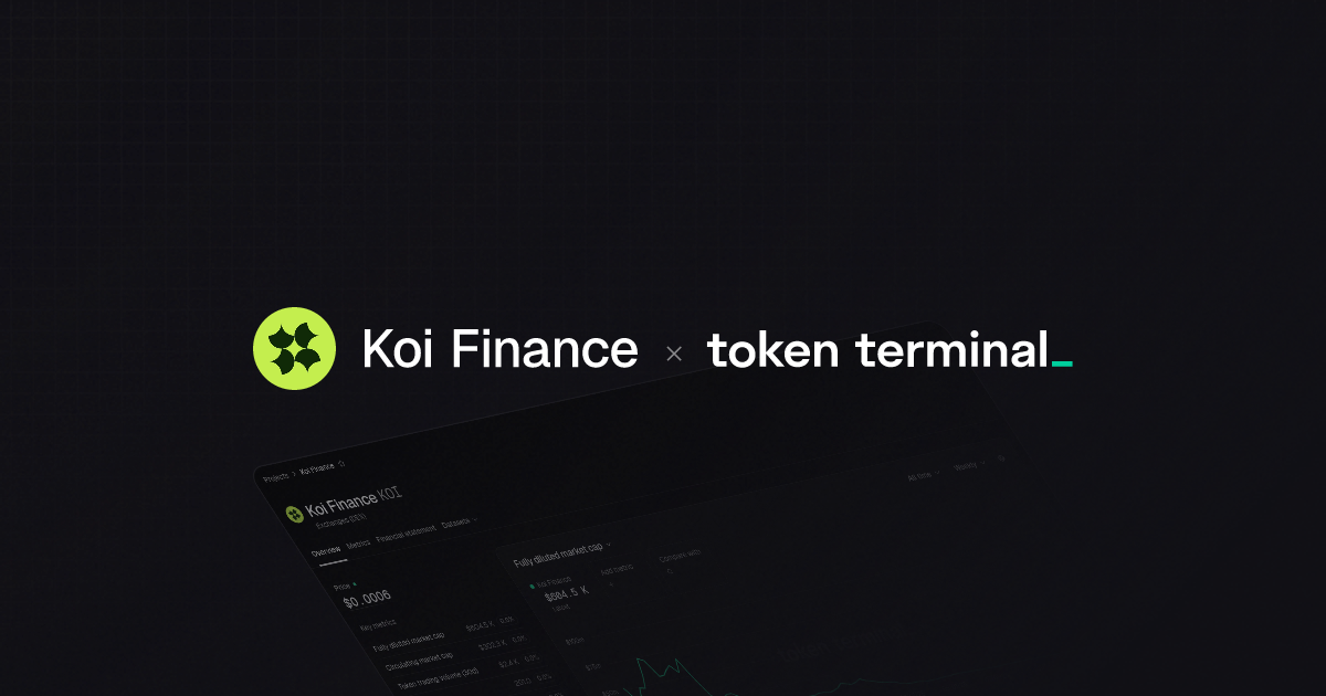 Koi Finance overview | Token Terminal