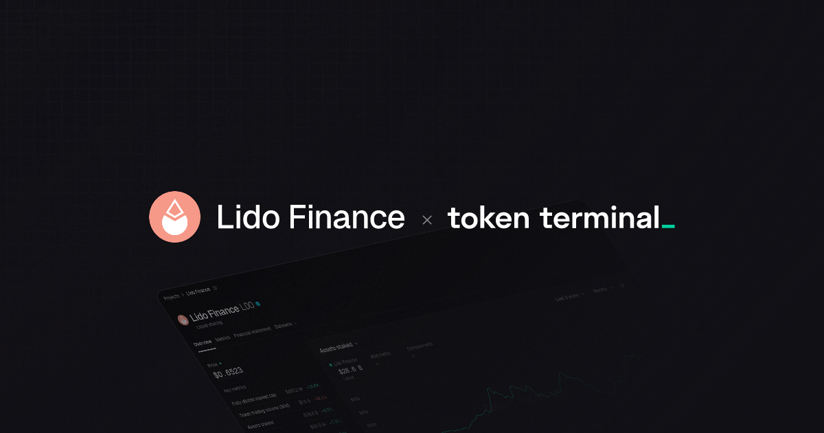 Lido Finance overview | Token Terminal