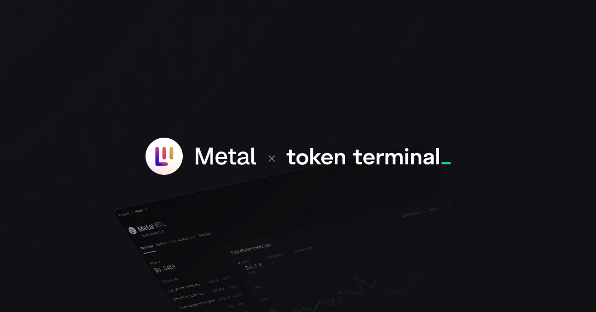 Metal overview | Token Terminal