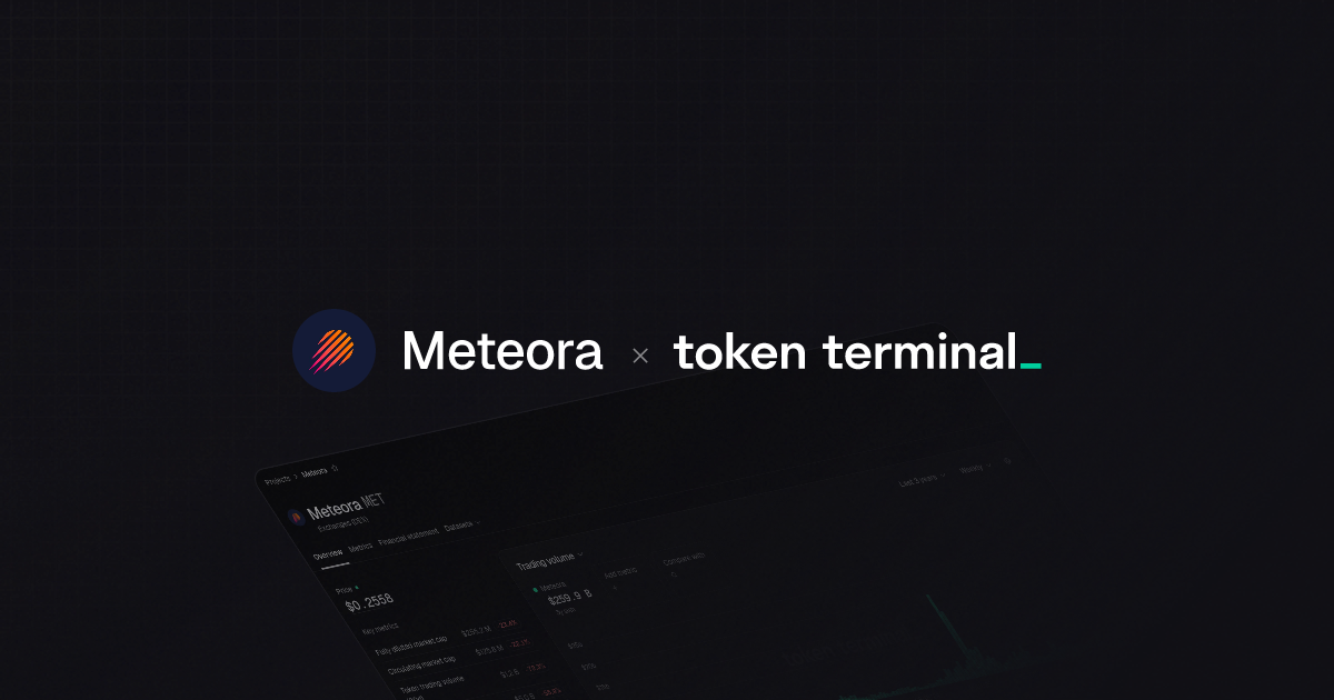 Meteora overview | Token Terminal