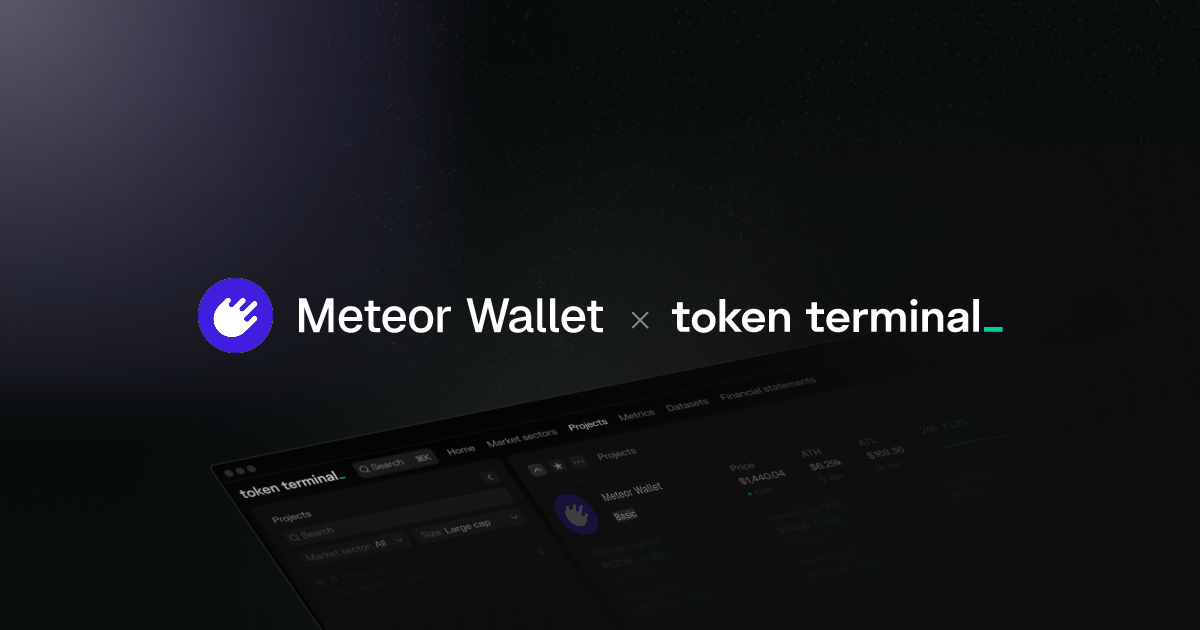 Meteor Wallet overview | Token Terminal