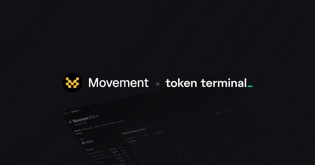 Movement metrics | Token Terminal