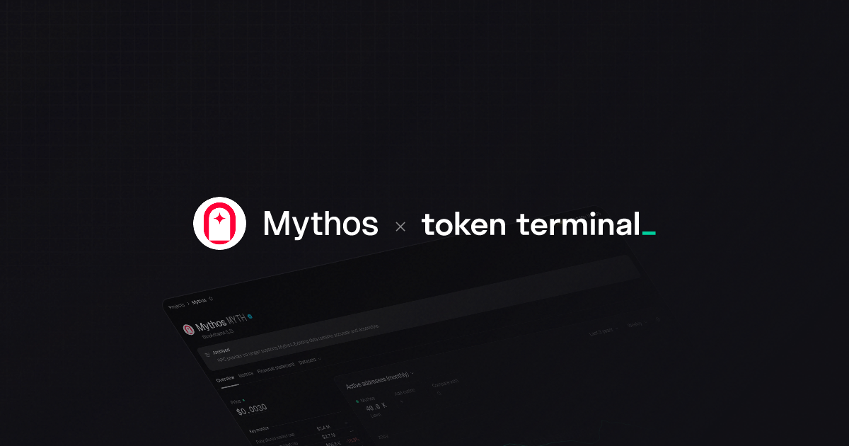 Mythos overview | Token Terminal