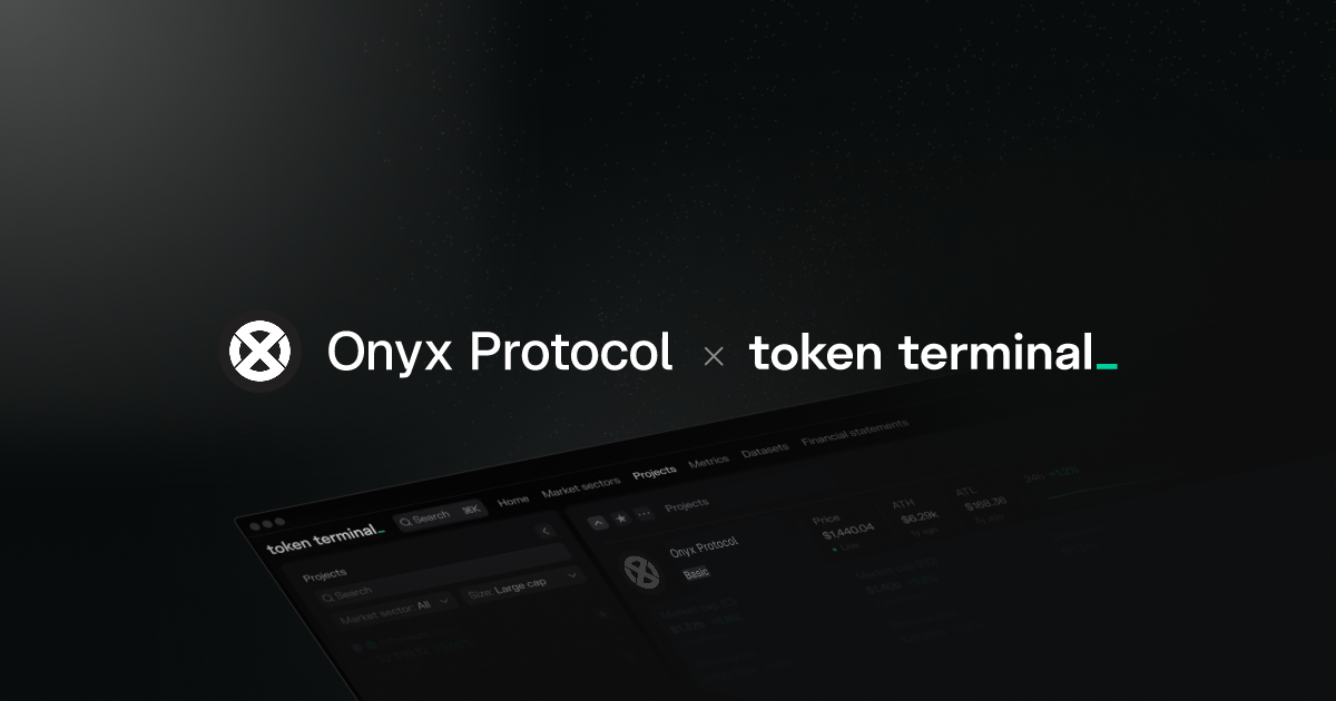 Onyx Protocol overview | Token Terminal