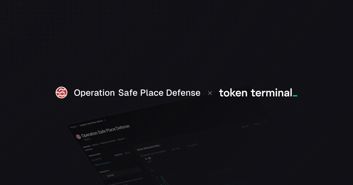 Operation Safe Place Defense overview | Token Terminal