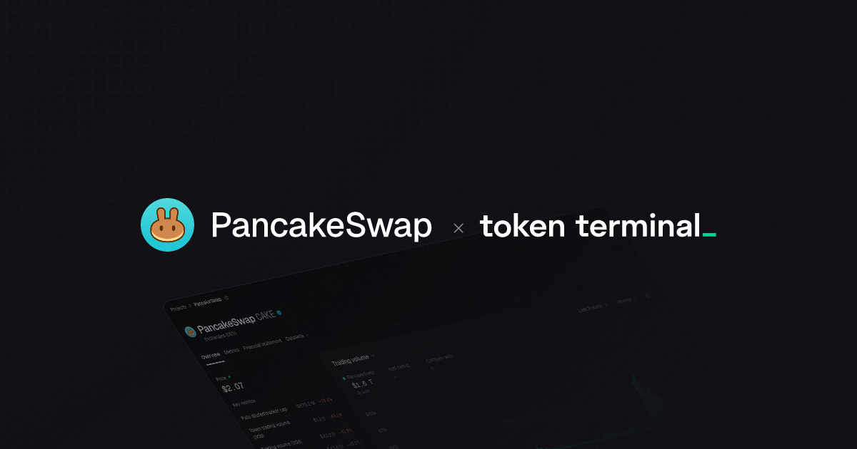 PancakeSwap overview | Token Terminal