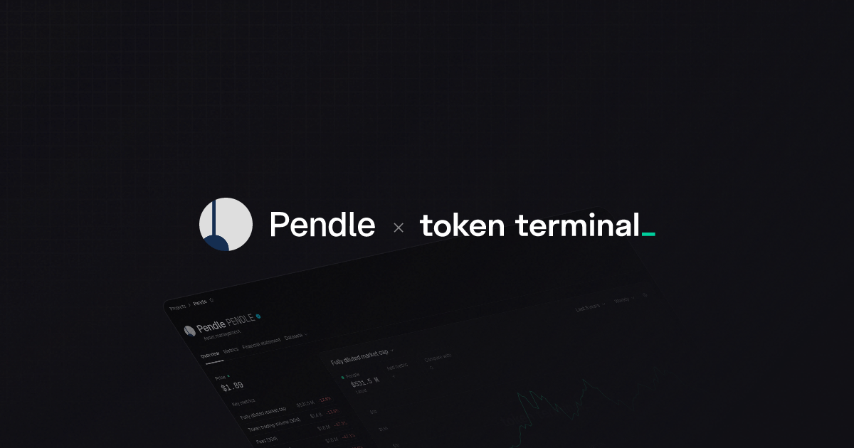 Pendle overview | Token Terminal