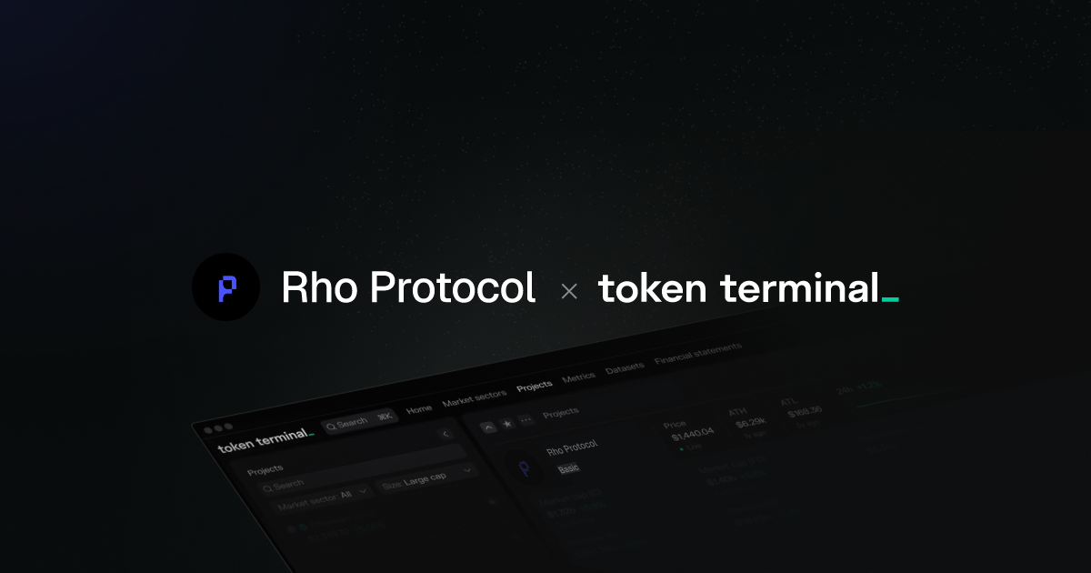 Rho Protocol overview | Token Terminal
