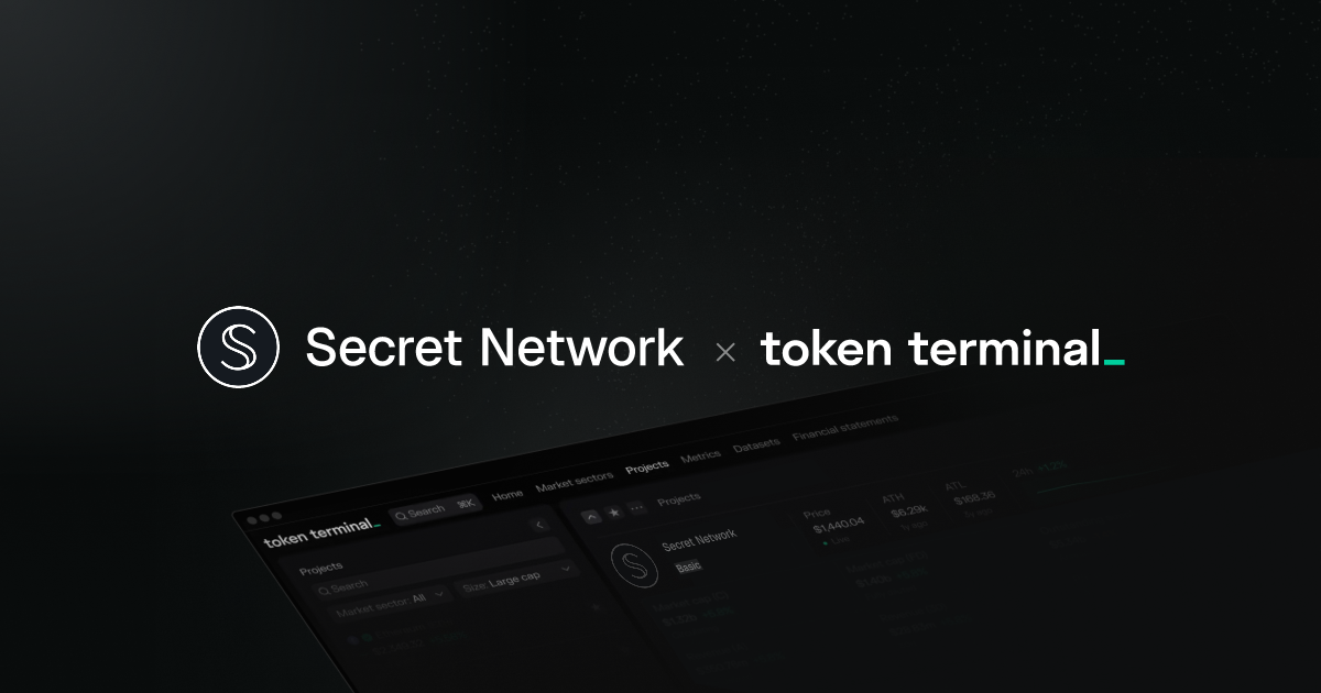 Secret Network overview | Token Terminal