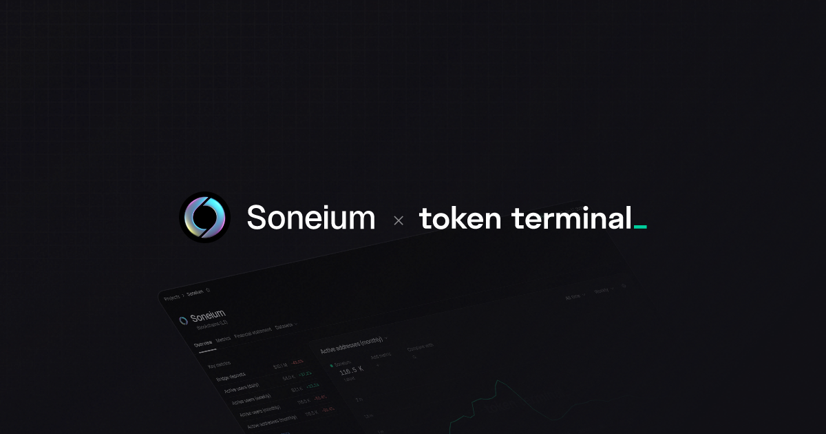 Soneium overview | Token Terminal