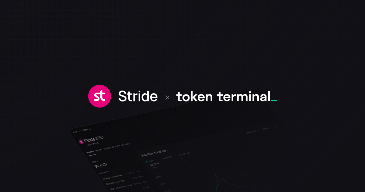 Stride overview | Token Terminal