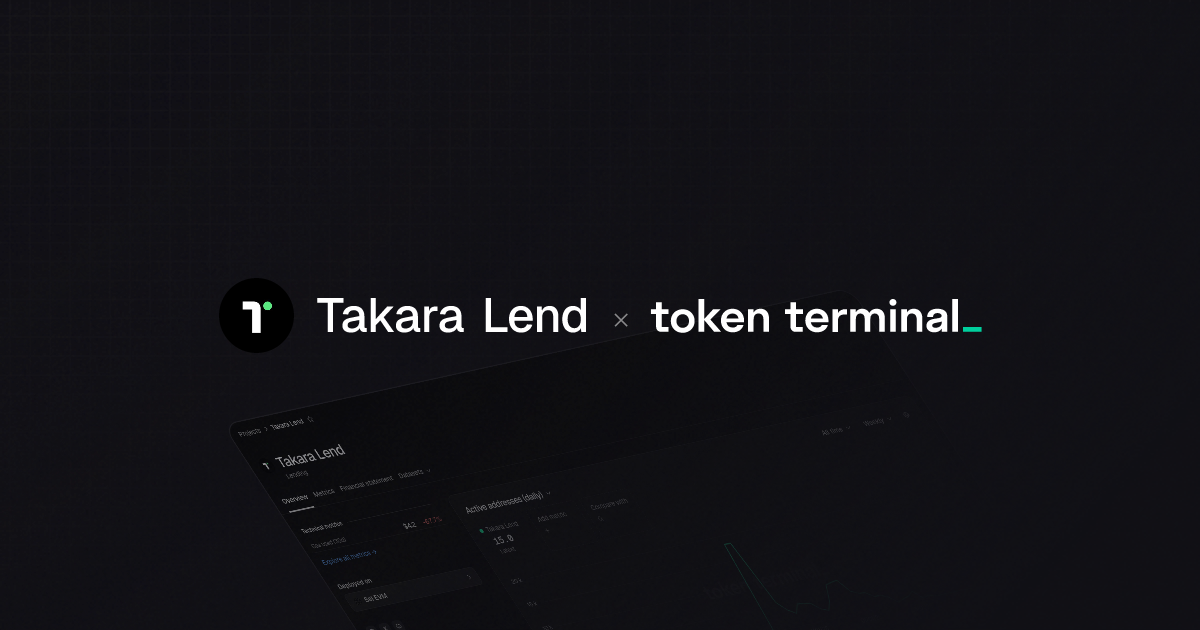 Takara Lend overview | Token Terminal