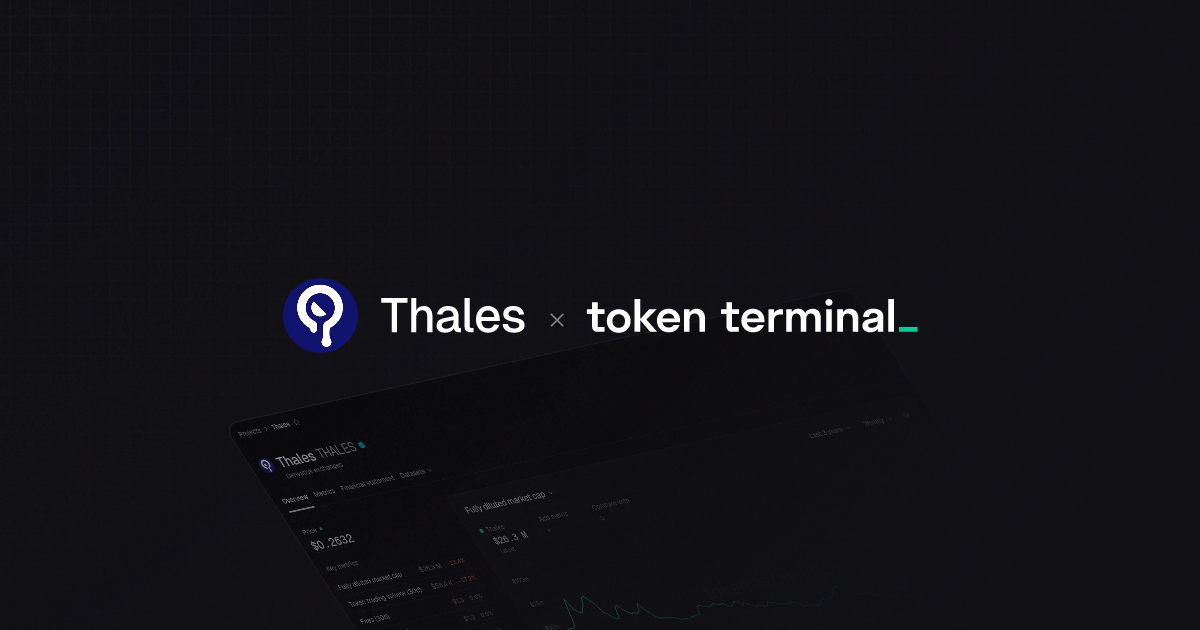 Thales overview | Token Terminal