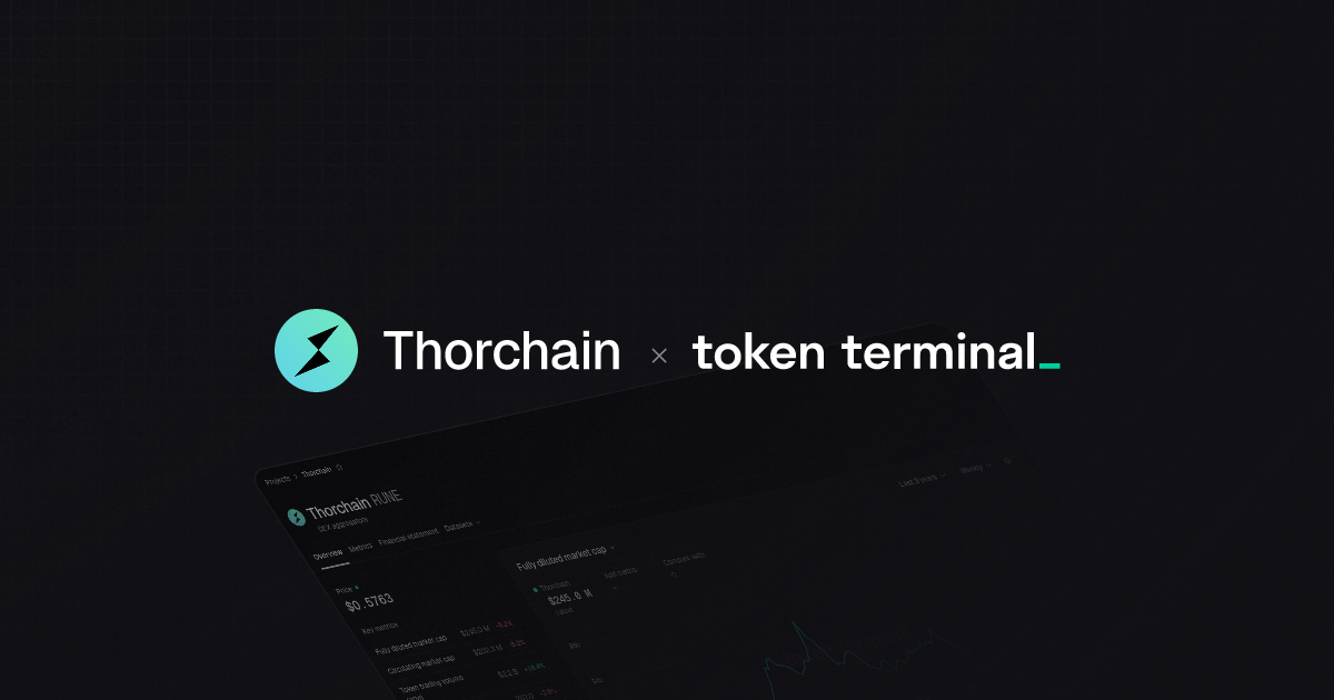 Thorchain overview | Token Terminal
