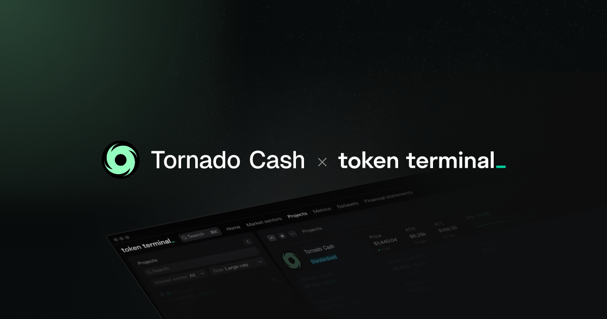 Tornado Cash overview | Token Terminal Tornado Cash overview | Token Terminal