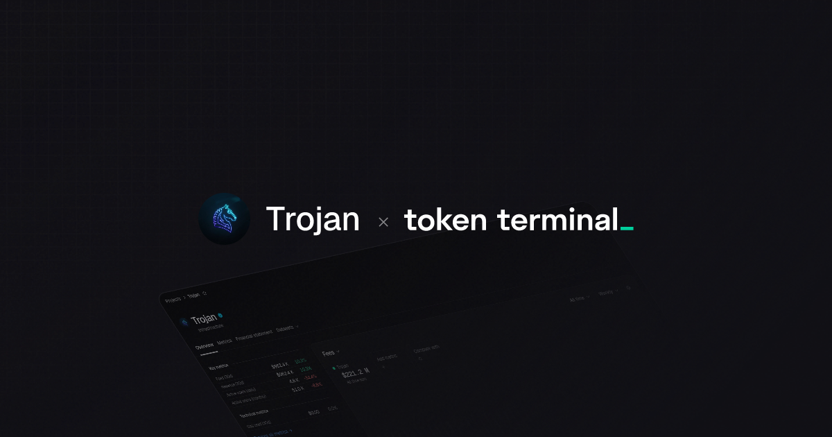 Trojan overview | Token Terminal