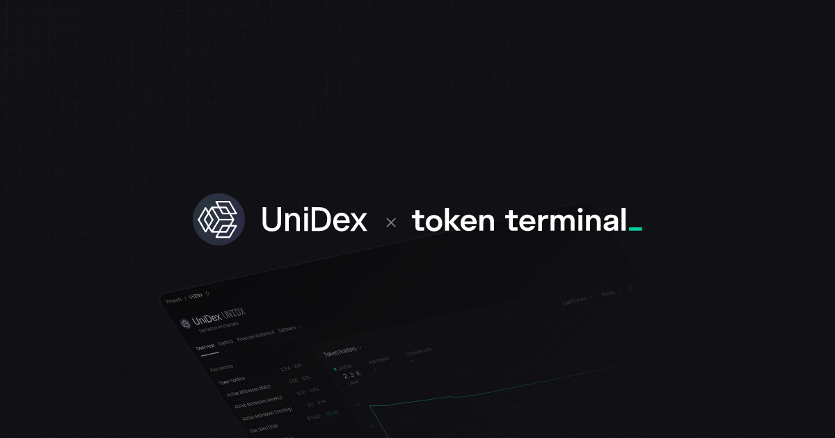 UniDex overview | Token Terminal