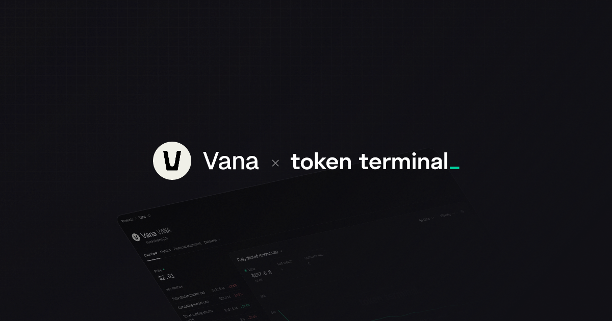 Vana overview | Token Terminal