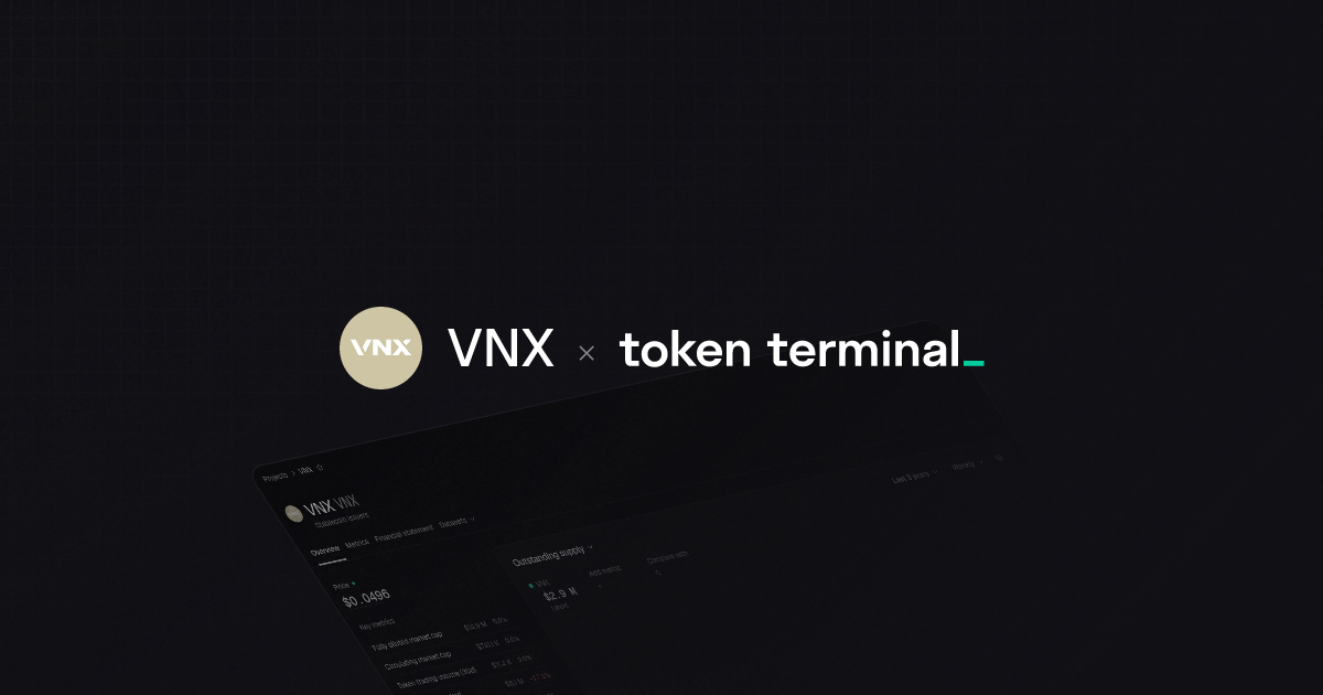 VNX overview | Token Terminal