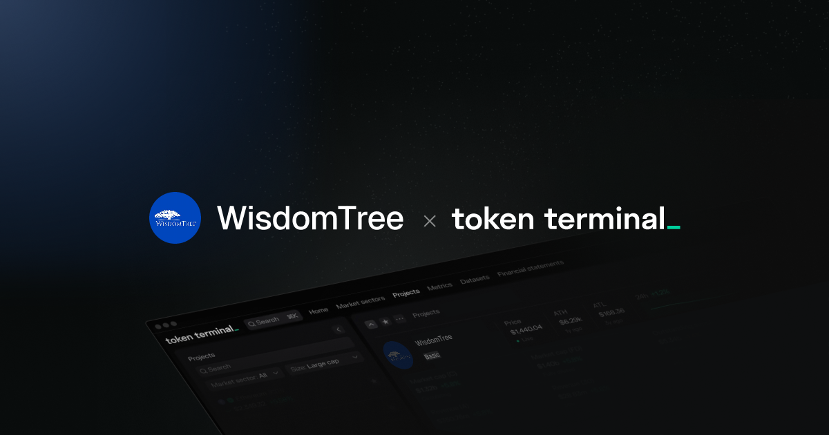 WisdomTree overview | Token Terminal